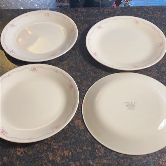 Corelle | Dining | 4 Corelle English Breakfast 25 Dinner Plates | Poshmark